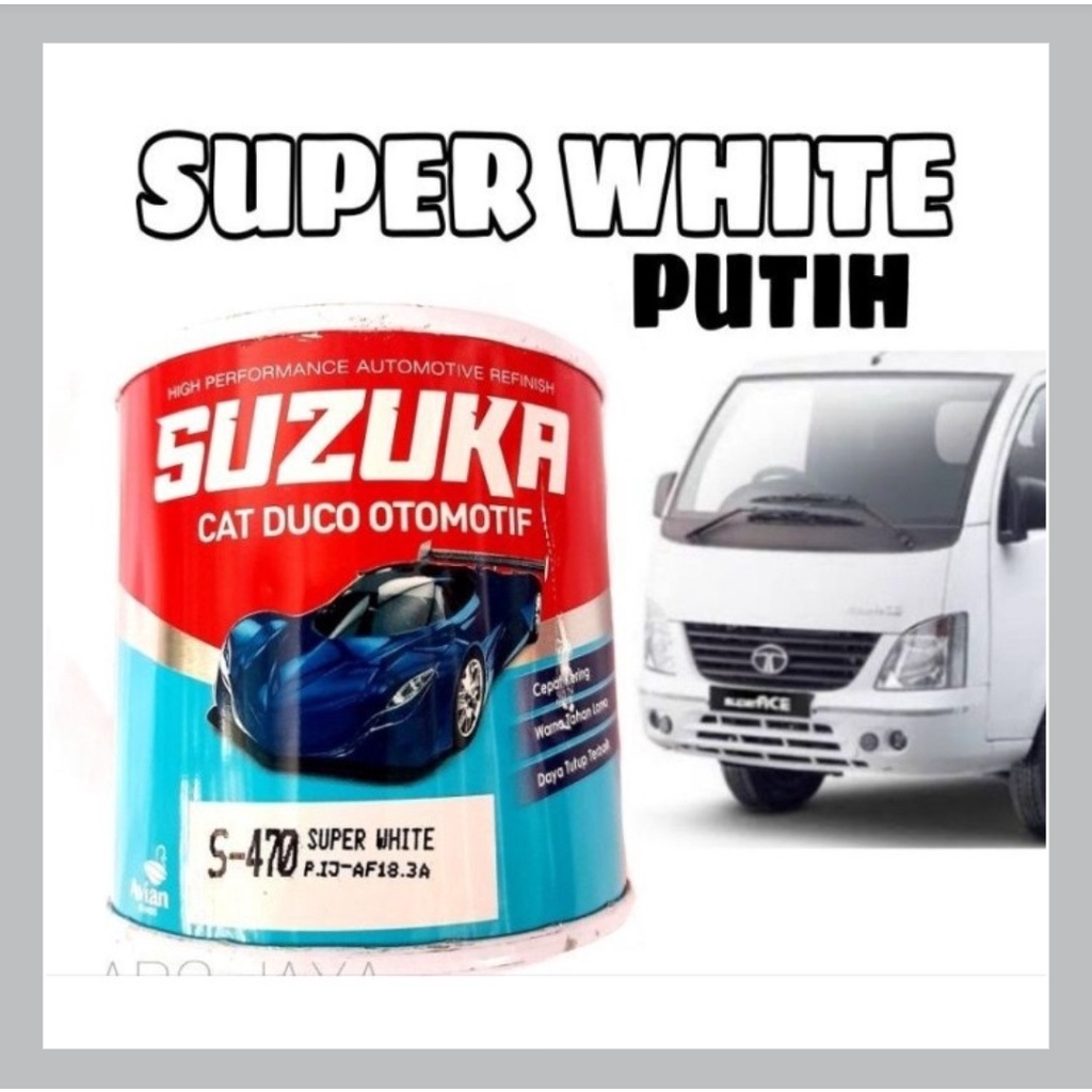 Jual Cat Duco Kayu Besi Premium Suzuka Lacquer 200cc SUPER WHITE ...