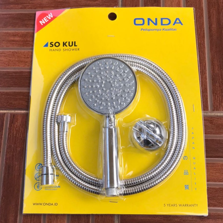 Jual HAND SHOWER ONDA SO KUL // SHOWER MANDI CHROME | Shopee Indonesia