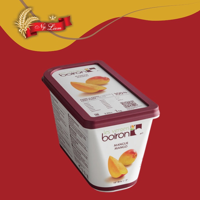 Jual BOIRON Fruit Puree Mango / Pure Buah Mangga 1 kg (GOJEK/GRAB ...