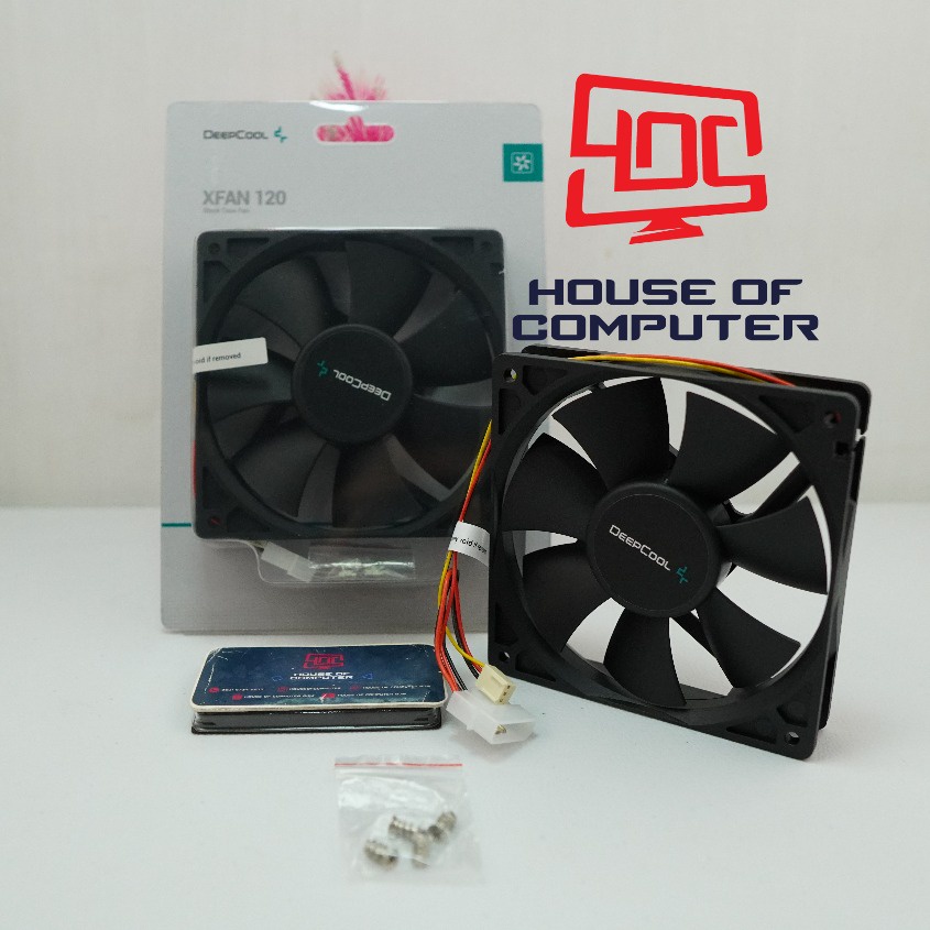 Jual FAN DEEPCOOL XFAN 120 12CM hydro bearing Molex PWM | Shopee Indonesia