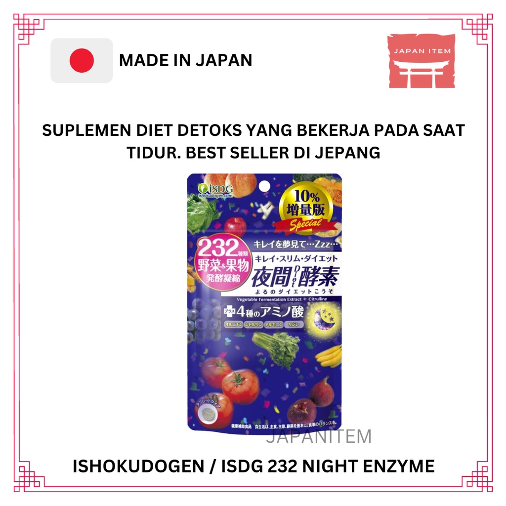 Jual ISDG Diet enzyme 232 Ishokudogen 120 tablets Japan | Shopee Indonesia
