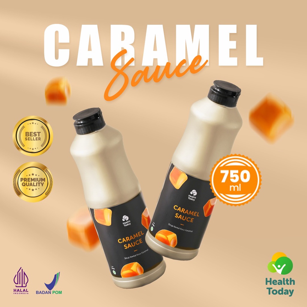 Jual Caramel Sauce 750ml Health Today (Saus Karamel) | Shopee Indonesia