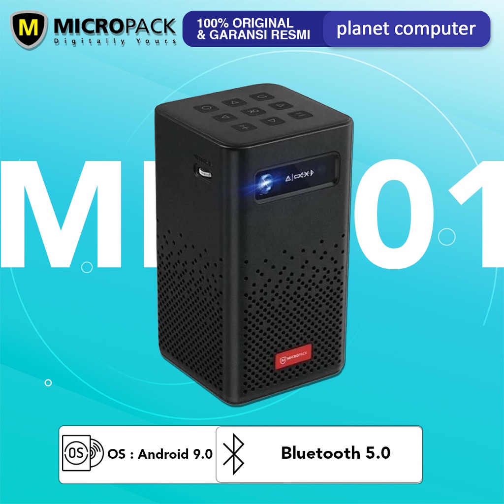 Jual Projector Micropack Smart Projector MPJ-01 Include Battery & Speaker | Shopee Indonesia