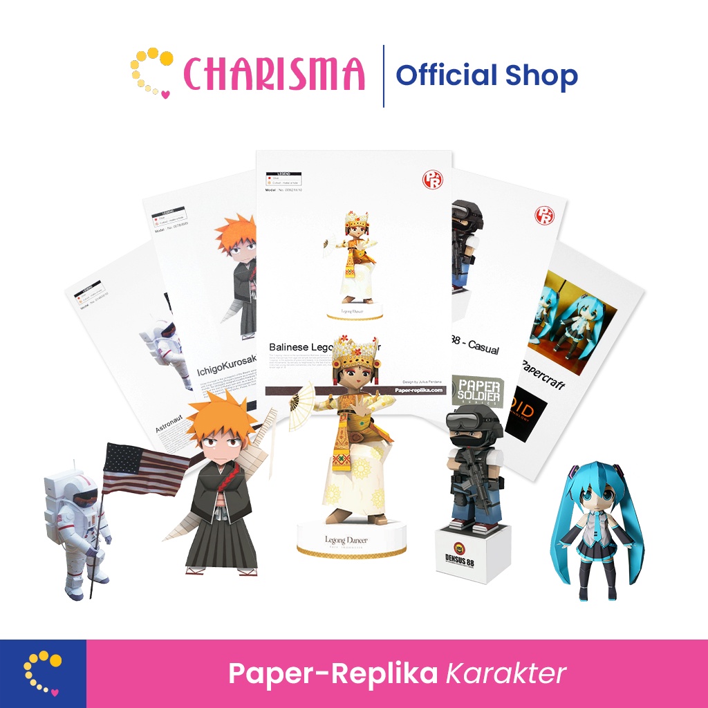 Jual Charisma Papercarft DIY Kertas Karakter - Creation Paper Art Paper ...
