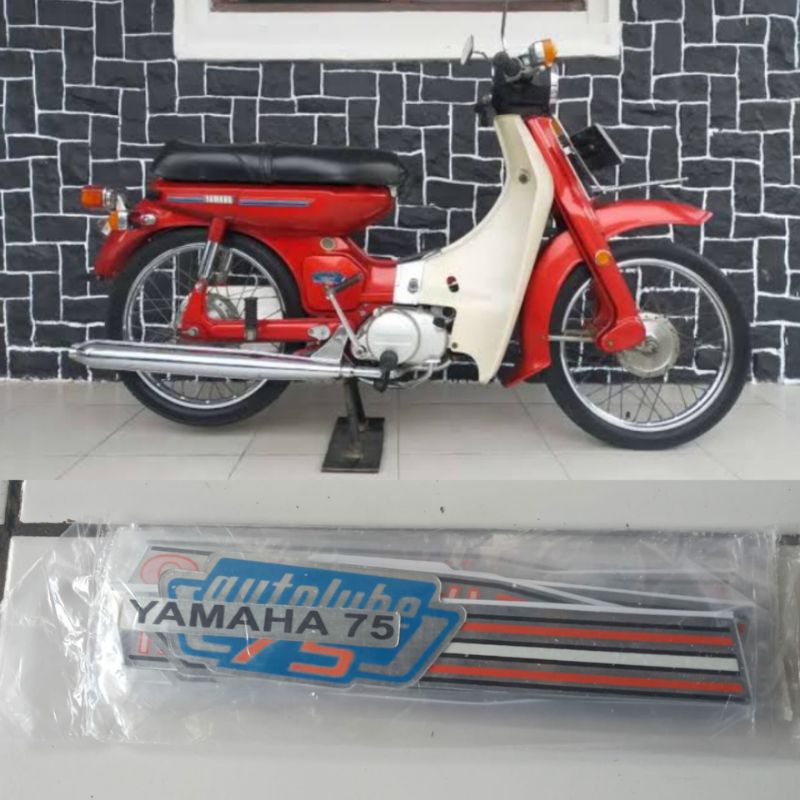 Jual Striping ori yamaha 75 stiker yamaha v75 yamaha clasik full body ...