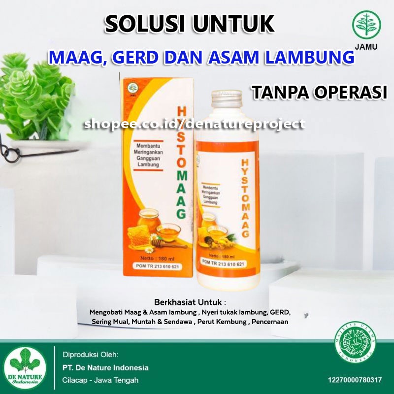 Jual Hystomaag Histomag Obat Maag Kronis Magh Gerd Asam Lambung Tinggi ...