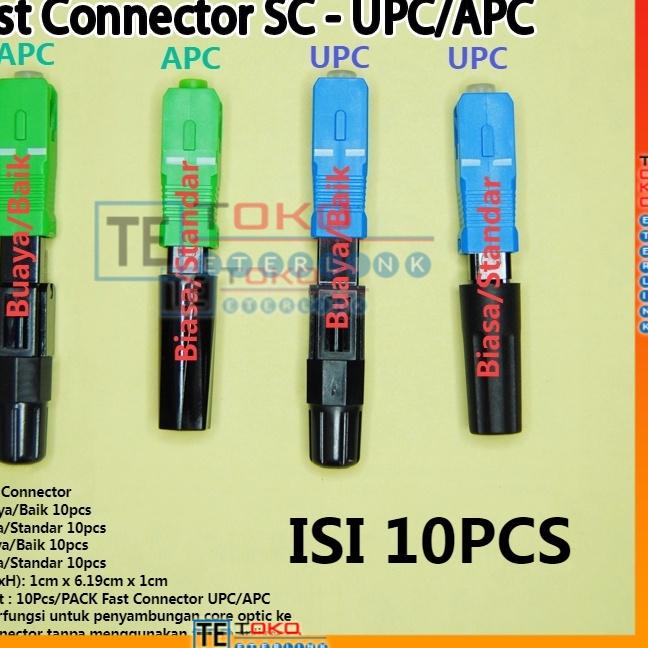 Jual Termurah | TD4 | SC UPC/APC 10 PCS FTTH Konektor Fiber Optic SC / UPC Fiber Optic SC Fast ...