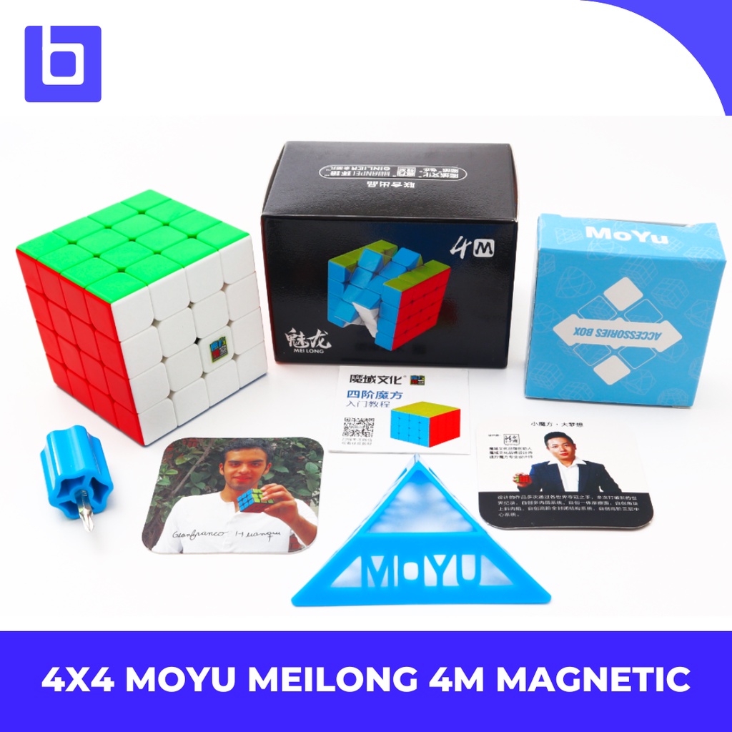 Jual Cube 4x4 Moyu MeiLong 4M Stickerless Original | Shopee Indonesia