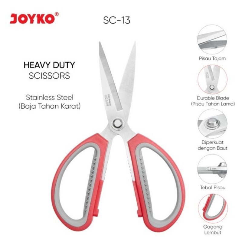 Jual Gunting Besar Joyko SC-13 Scissors | Shopee Indonesia