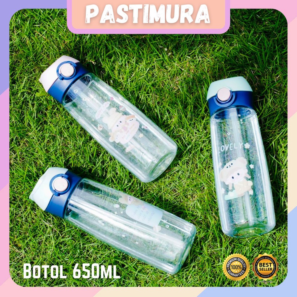 Jual [PSM] Botol Minum Portable Olahraga Kantor Sekolah 650ml Dengan ...