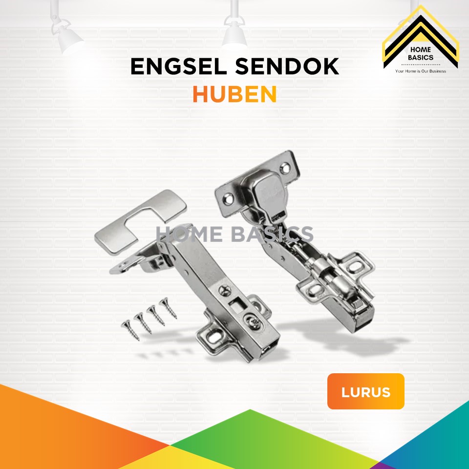 Jual Engsel Sendok Lurus Huben / Engsel Gelap Lemari | Shopee Indonesia