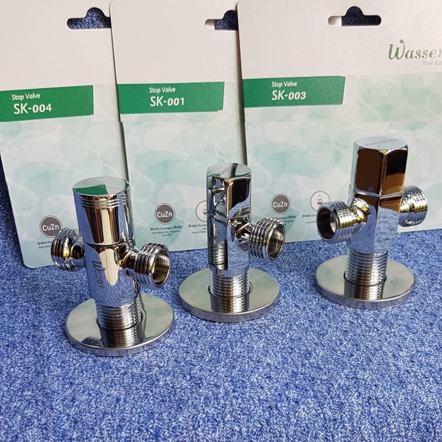 Jual Stop Kran SK 001 / Angel Valve / Keran Wasser Shower SK 003 Wasser | Shopee Indonesia