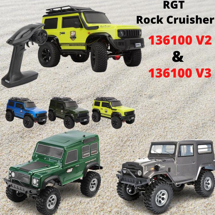Jual RC Car Offroad Scale 1/10 4WD HSP RGT 136100V3 RGT Jimny Rock ...