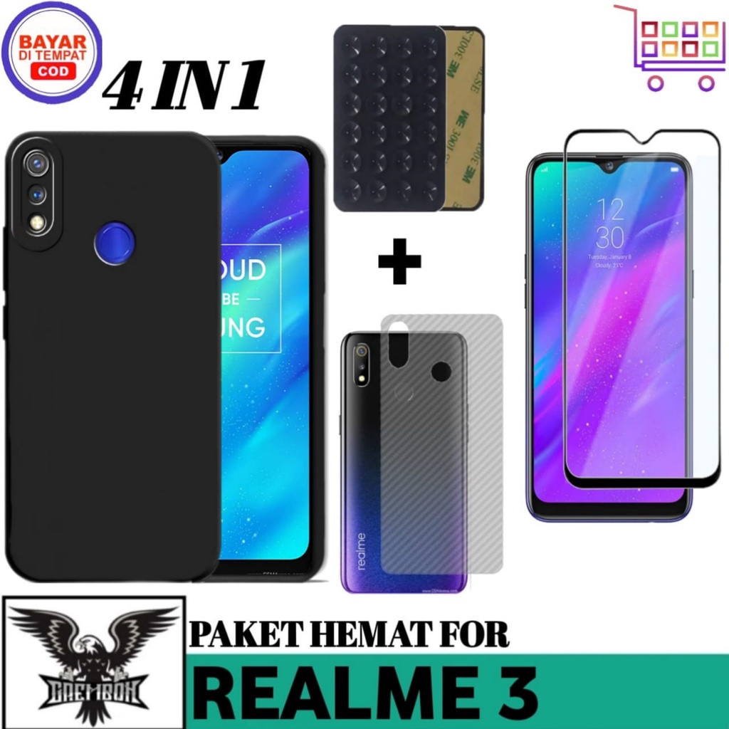 Jual CASE REALME 3 SOFT CASE LIQUID PRO CAM FREE TEMPERED GLASS ...