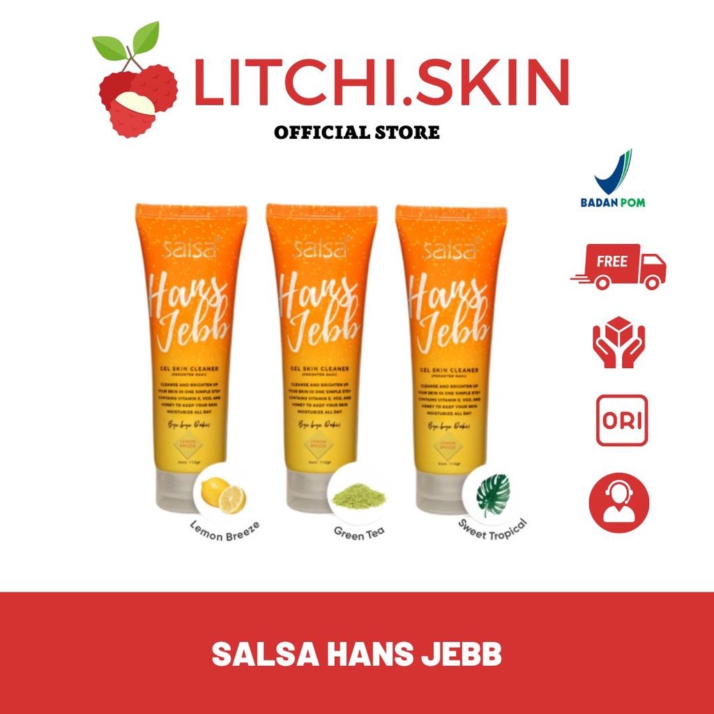 Jual LITCHI SKIN - SALSA HANS JEBB 110gr EXFOLIASI PEMBERSIH DAKI ...