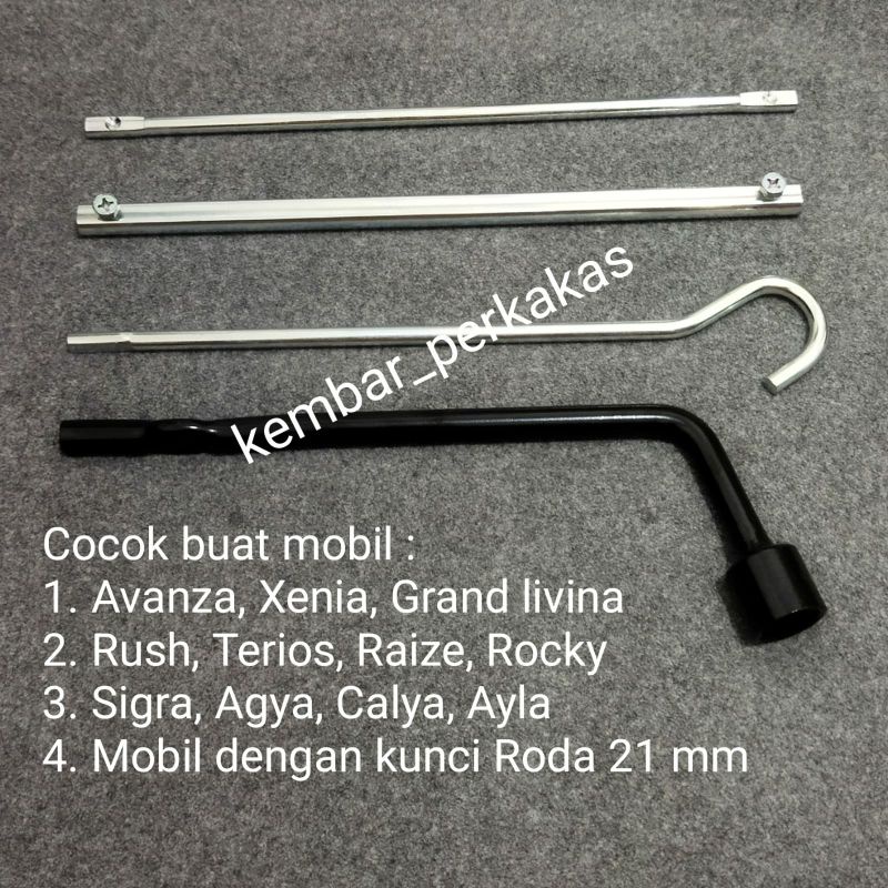 Jual Kunci Roda 21 mm & Handle set pemutar dongkrak Avanza Xenia ...
