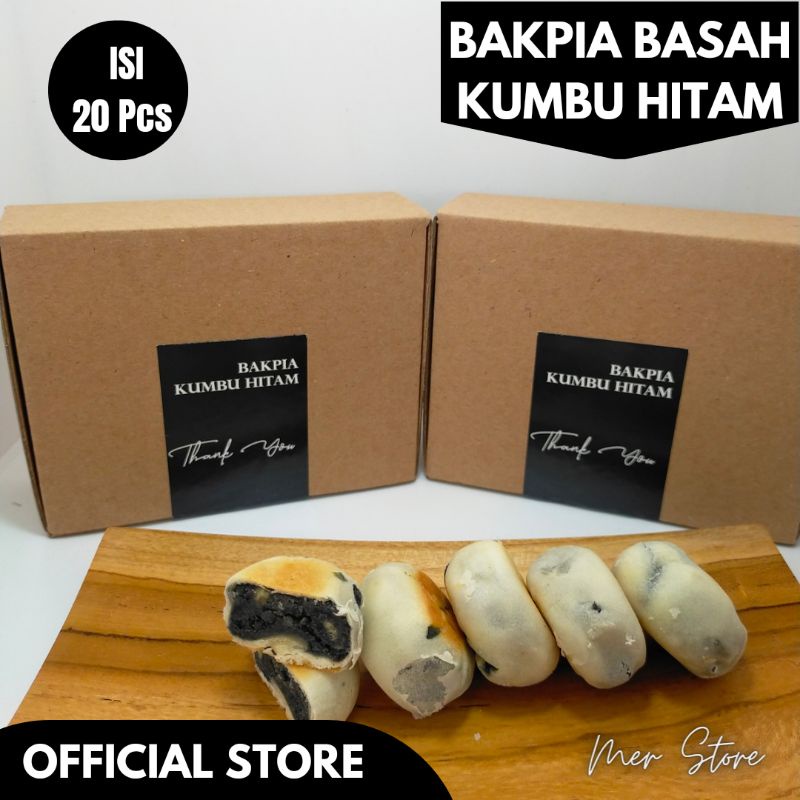 Jual Bakpia Basah Kumbu Hitam isi 20pcs /oleholehjogja /merstore ...