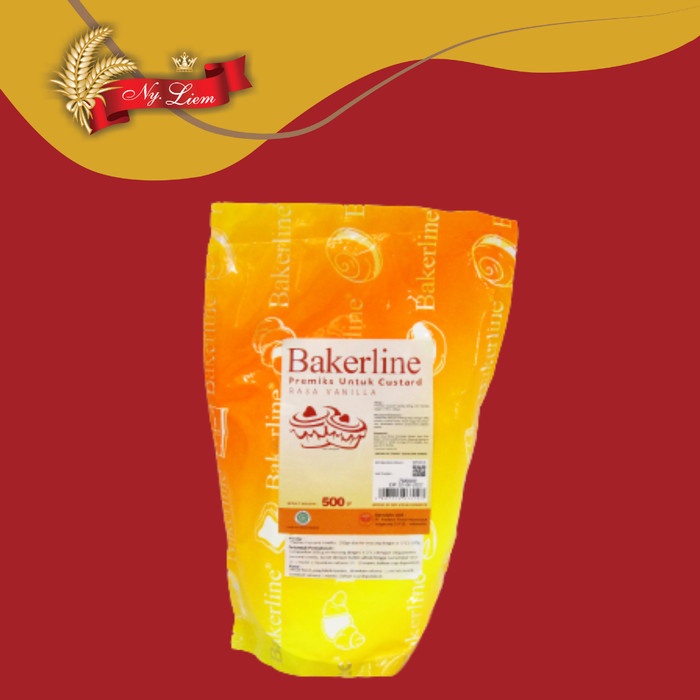 Jual BAKERLINE Custard Powder / Bubuk Vla Instant 500 gram | Shopee ...