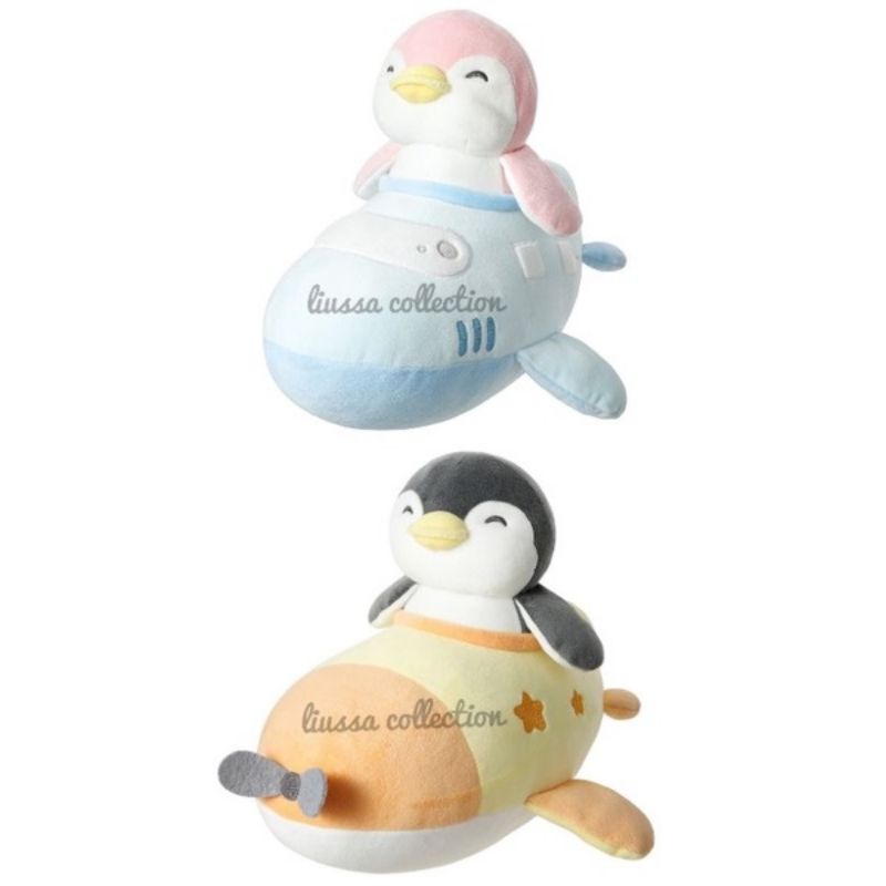 Jual Boneka Miniso - Travel Series Penguin Airplane Plush Toy | Shopee ...