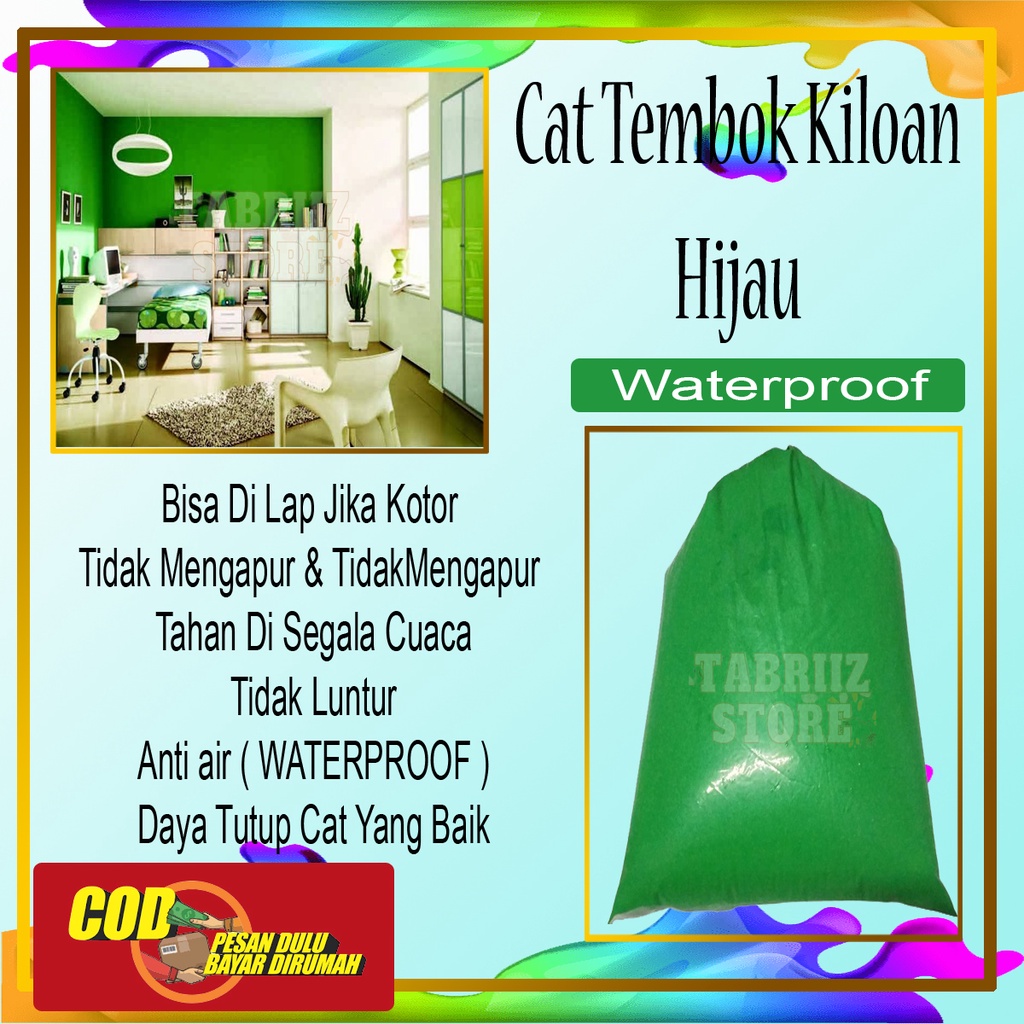Jual CAT TEMBOK KILOAN CAT MINYAK DINDING KILOAN SUPER GLOSS ANTI AIR ...