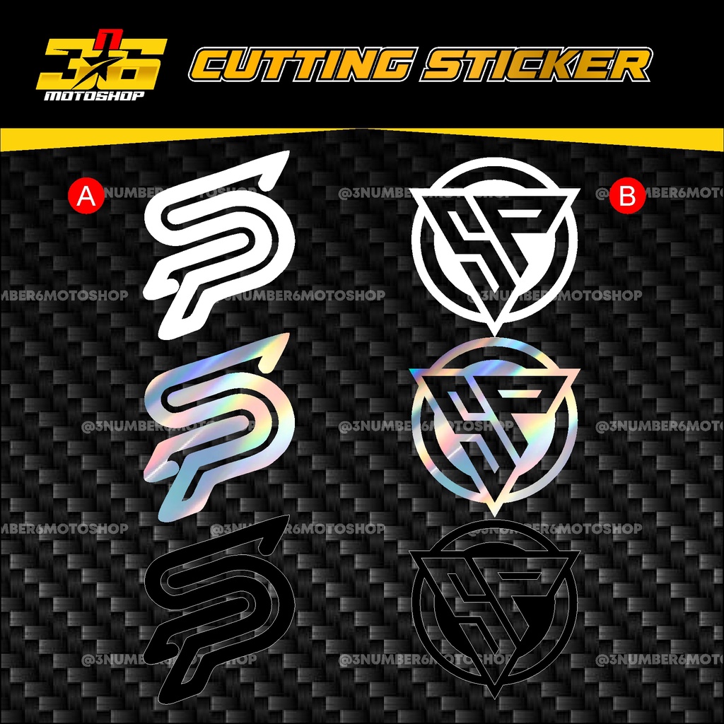 Jual STICKER LOGO SPEEDPEOPLE SP CUTTING | STIKER MOTOR HELM 3n6 ...