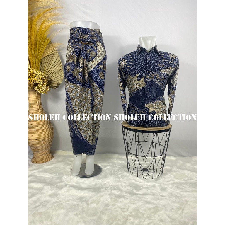Jual BATIK COUPLE / BATIK LENGAN PANJANG / ROK LILIT / BATIK SET ...