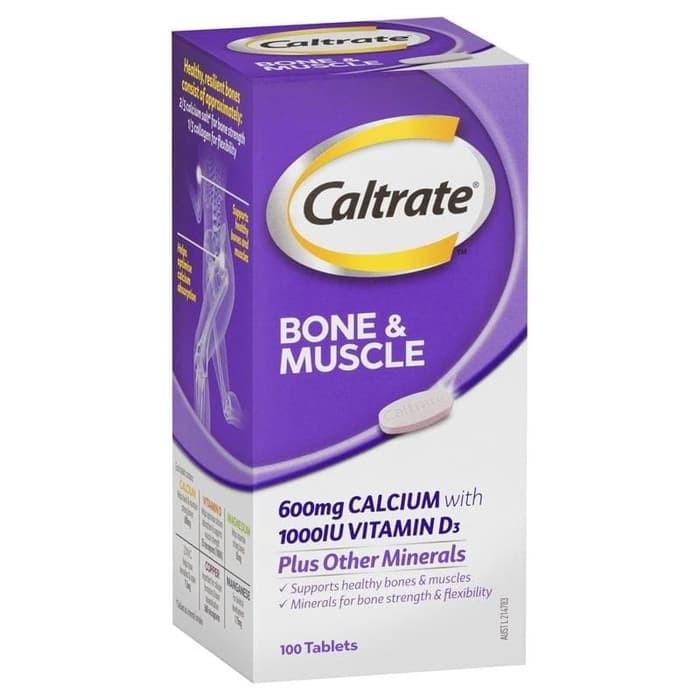 Jual Caltrate Bone & Muscle Health Calcium, Vit D 100 Tablet | Shopee ...