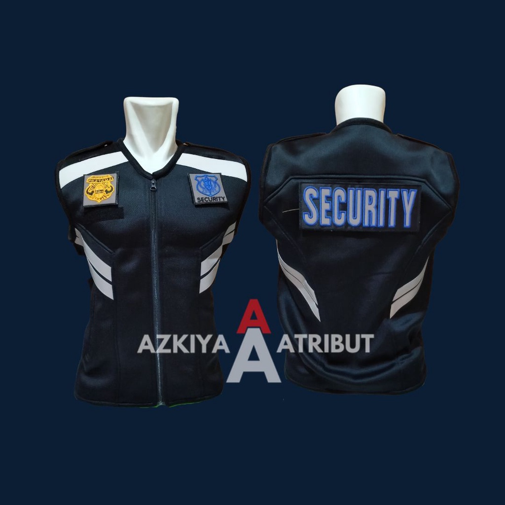 Jual Rompi Security Terbaru Bahan Double Mess Tebal | Rompi Multifungsi ...