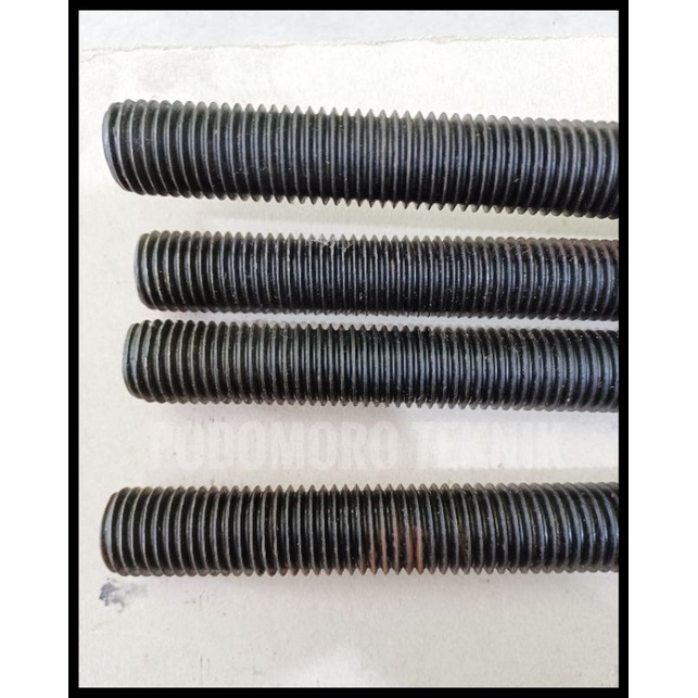 Jual Grade 8.8 Baja Hitam As Drat M20 /Long Drat/Thread Rod M20X1Meter ...