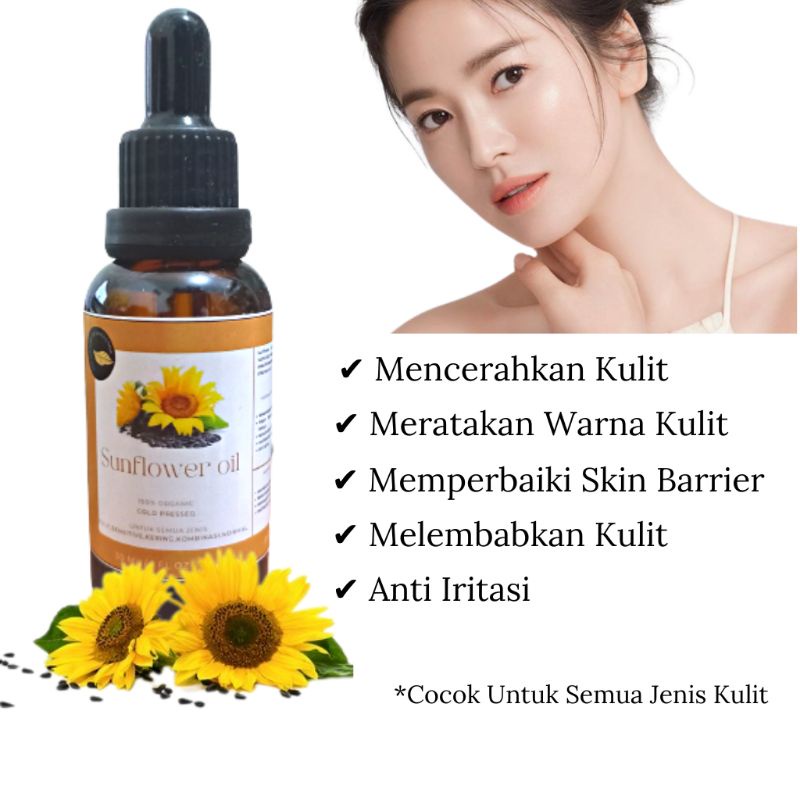 Jual Minyak Sunflower Oil Murni 100% Asli Tanpa Campuran 30ml | Shopee ...