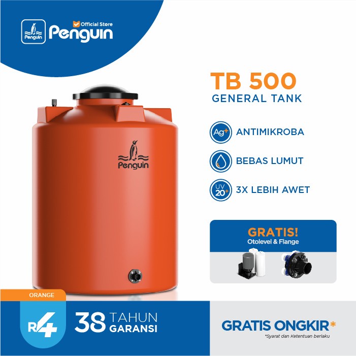 Jual Tangki Air / Tandon Air Penguin kapasitas 5000 liter ( TB 500 ...