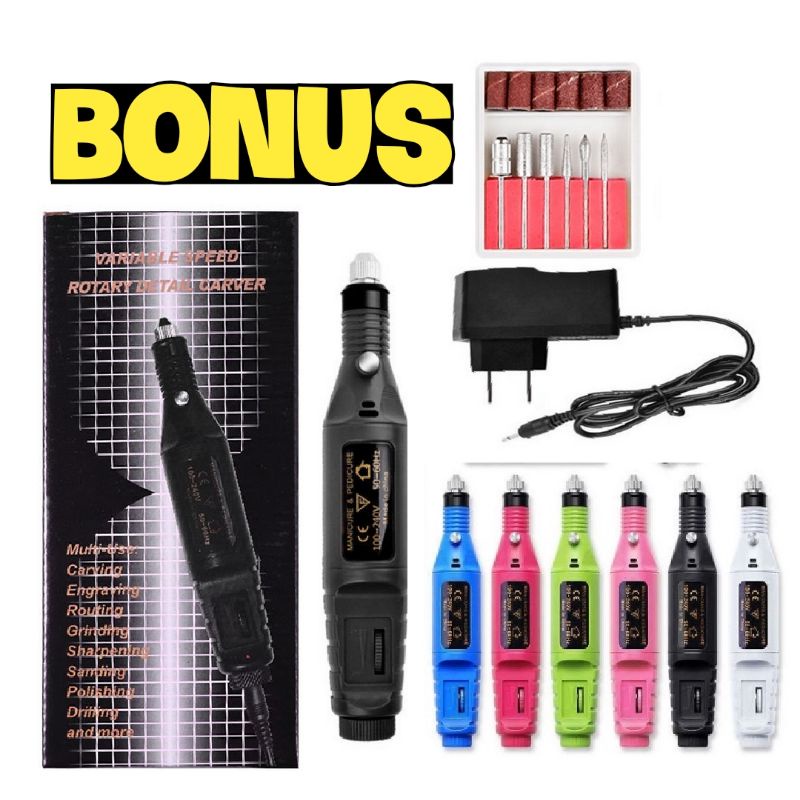 Jual Bor Mini Grinder Grafir Gerinda Ukir Bor mini / alat ukir / mesin ...