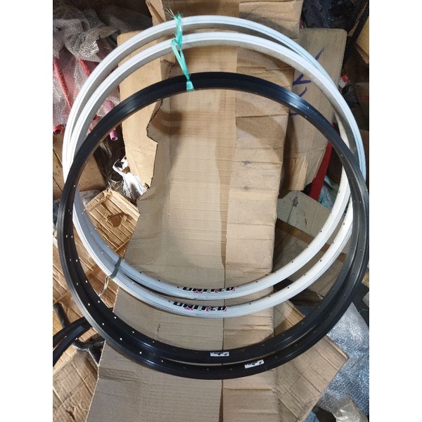 Jual velg / rims 26 mtb alloy hitam United 1pc | Shopee Indonesia