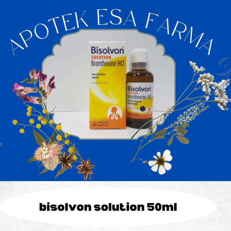 Jual Bisolvon Solution 50 ML - Larutan Pengencer Dahak | Shopee Indonesia