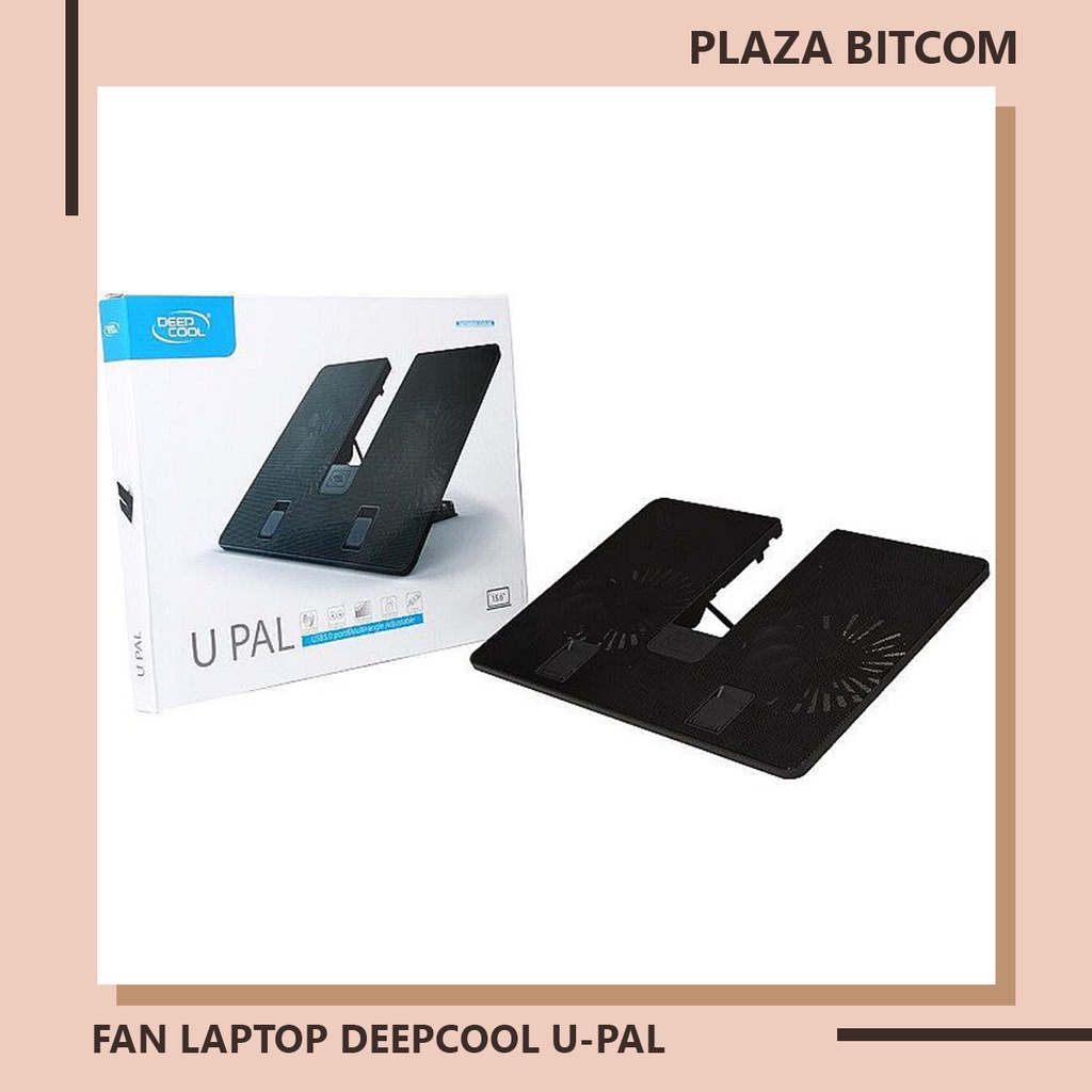 Jual FAN LAPTOP DEEPCOOL U-PAL For Laptop up to 15.6" Dual FAN | BITCOM PLAZA | Shopee Indonesia