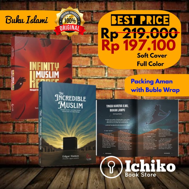 Jual PAKET THE INFINITY MUSLIM HEROES & THE INCREDIBLE MUSLIM BY Edgar ...
