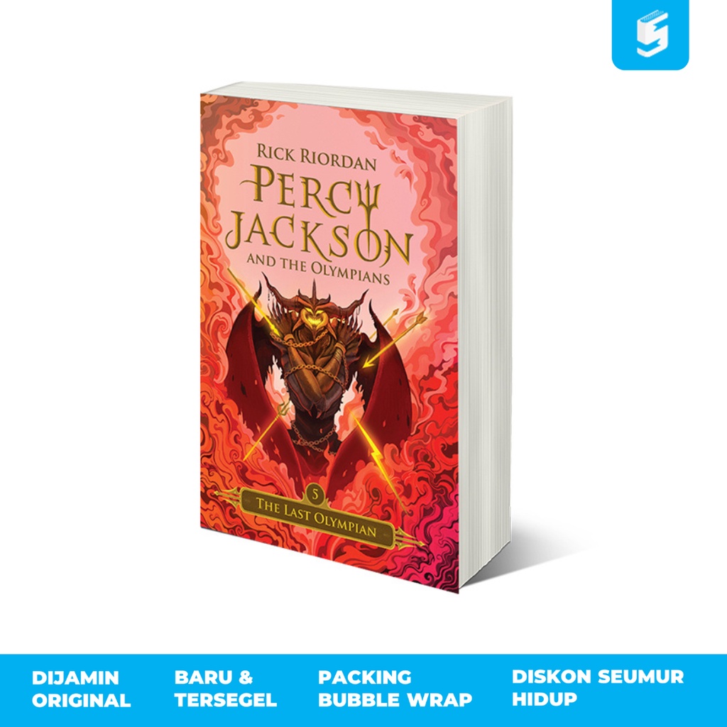 Jual Percy Jackson 1-5: #1 The Lightning Thief, #2 The Sea of Monsters ...