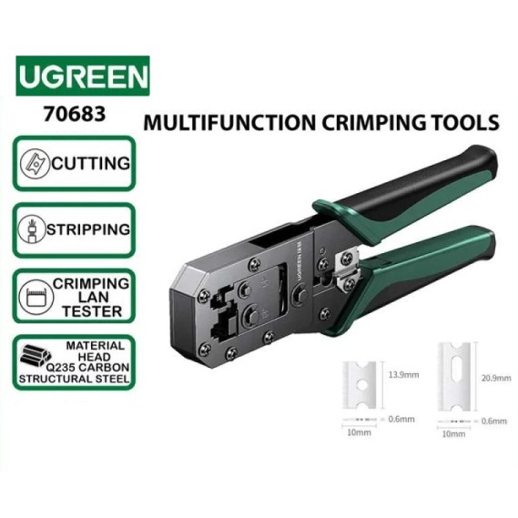 Jual UGREEN Crimping Tool Rj45 Rj11 Lan Network Tang RJ45 Tang Kabel Lan | Shopee Indonesia