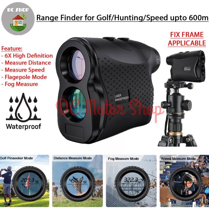 Jual Laser Golf Range Finder Telescope Teropong Berburu Pengukur Jarak 600m dc-motor90 Ayo Beli ...