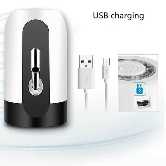 Jual Zi Pompa Galon Elektrik USB Mini Rechargeable / Pompa Galon ...