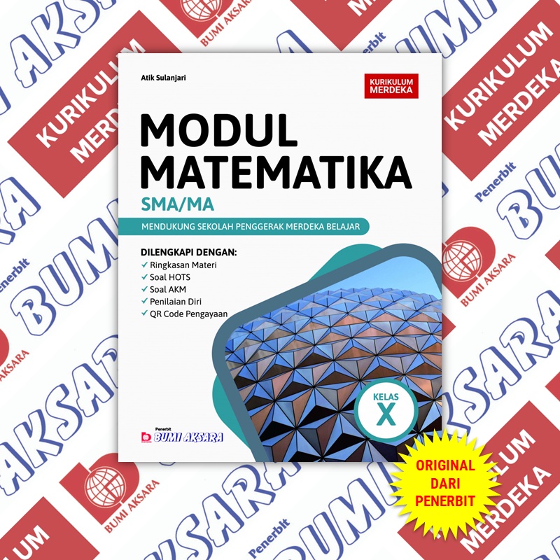 Jual Modul Matematika Kls X SMA/MA Kurikulum Merdeka Bumi Aksara ...