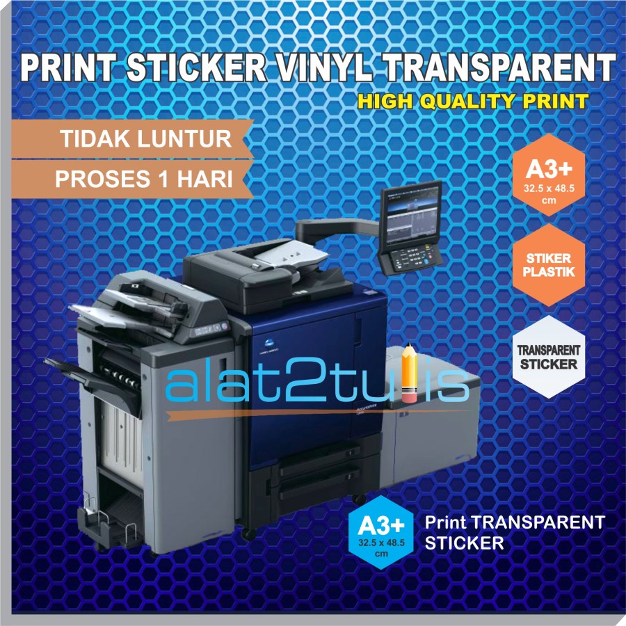Jual Print A3 + warna cetak | sticker | label | Bening STICKER ...