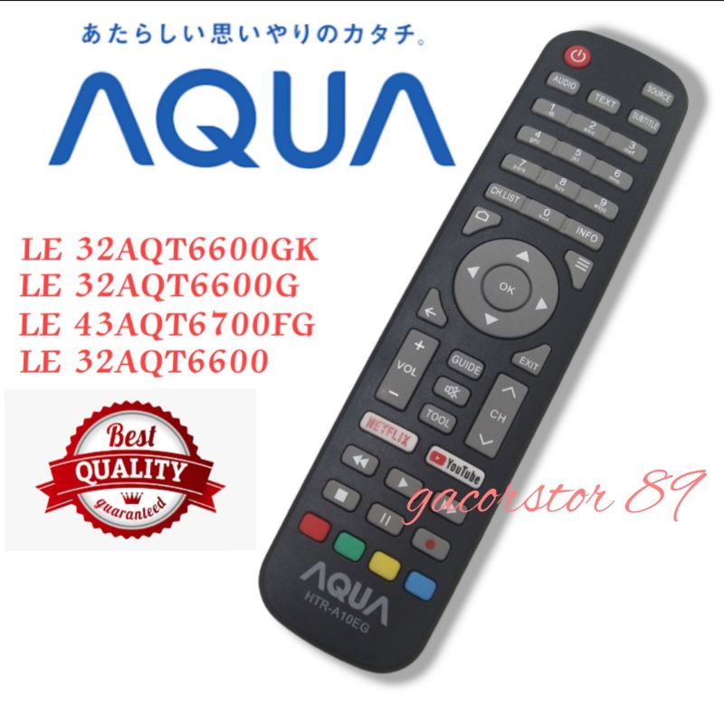 Jual remot Remot Aqua HTR-A10EG HTR A10EG | Shopee Indonesia