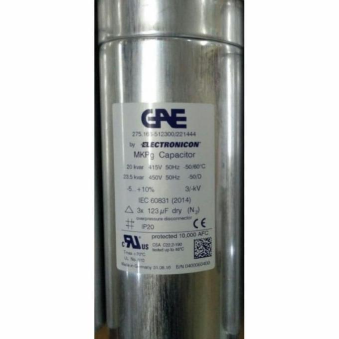 Jual Kapasitor Bank Gae Mkpg 20Kvar Capacitor Bank Gae Mkp 20 Kvar 415V ...