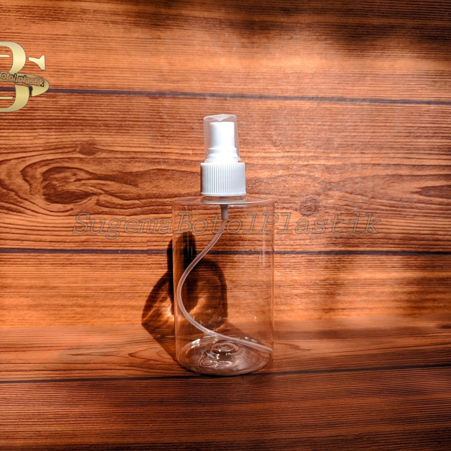 Jual botol spray 250ml rf dioli tutup putih botol bening | Shopee Indonesia