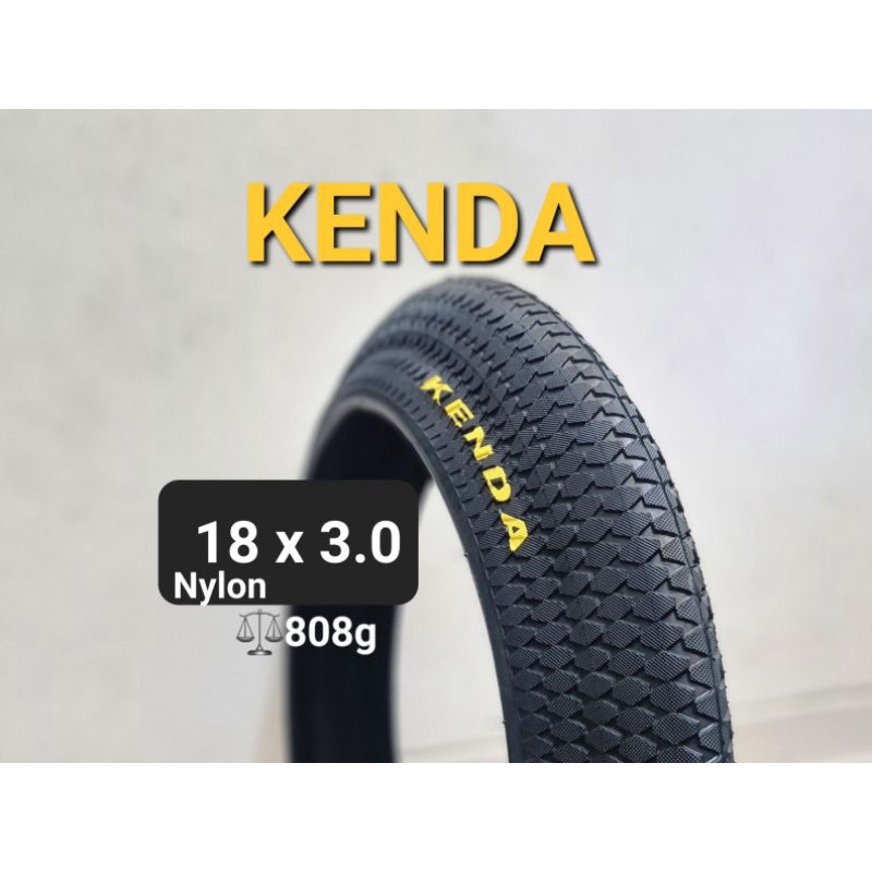 Jual BAN LUAR KENDA GEMUK UKURAN 18 x 3.0 TIRE TUBE BAN DALAM KENDA FAT BIKE JUMBO 18 X 3.00 ...