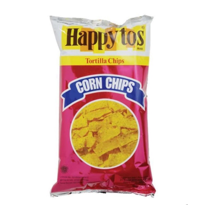 Jual Happy Tos Tortilla Chips Corn Merah 160g | Shopee Indonesia