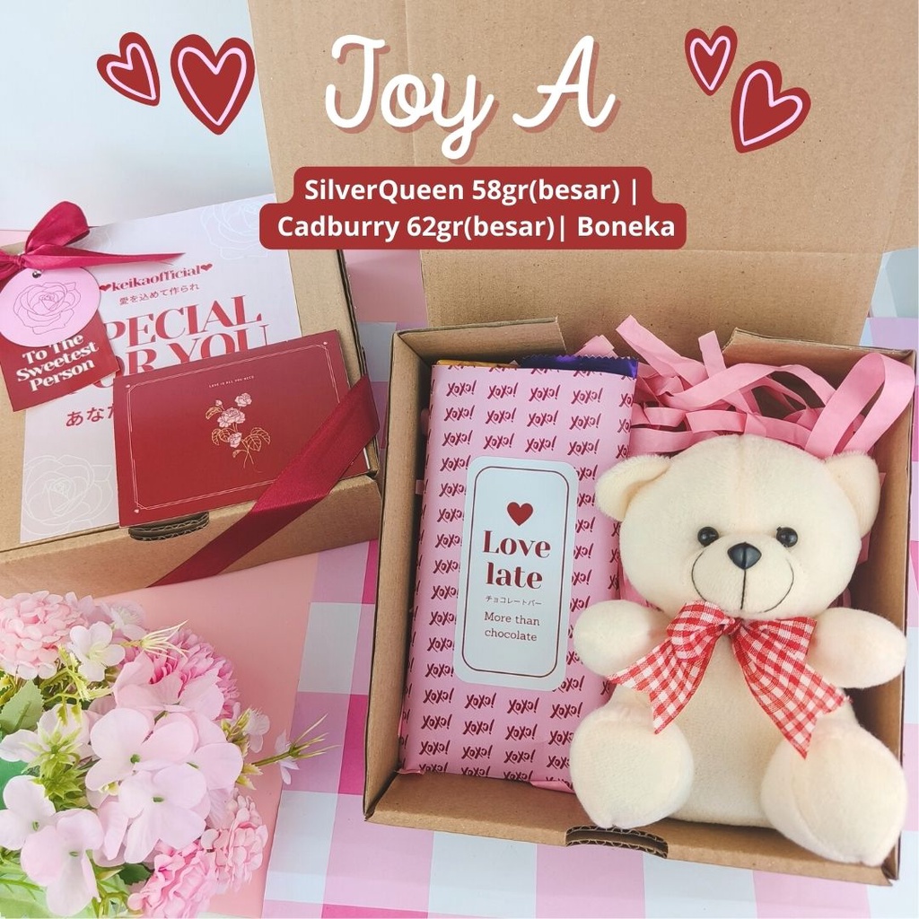 Jual Hampers Valentine kado cewek | Hadiah coklat boneka cewek pacar ...