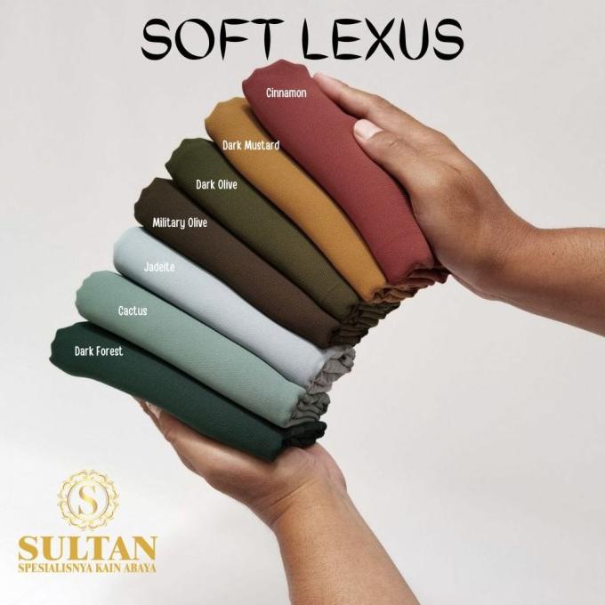 Jual Berkualitas! PART.1-50CM SOFT LEXUS POLOS KAIN SULTAN ORIGINAL ...