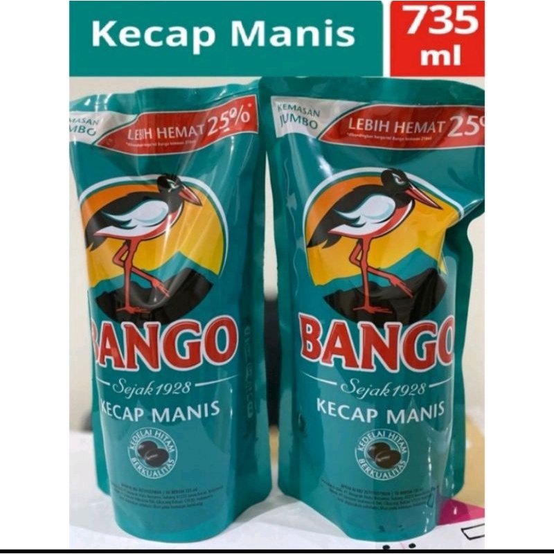 Jual kecap Bango manis ukuran 735 ml | Shopee Indonesia
